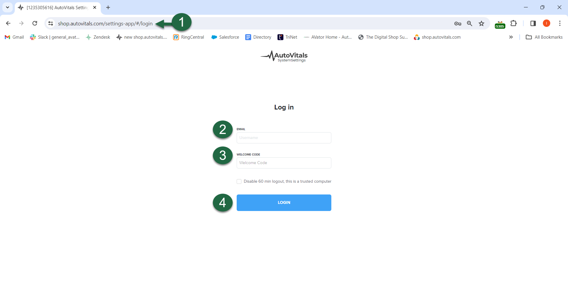 A Step-by-Step Guide for Accessing the Shop's System Settings – AutoVitals
