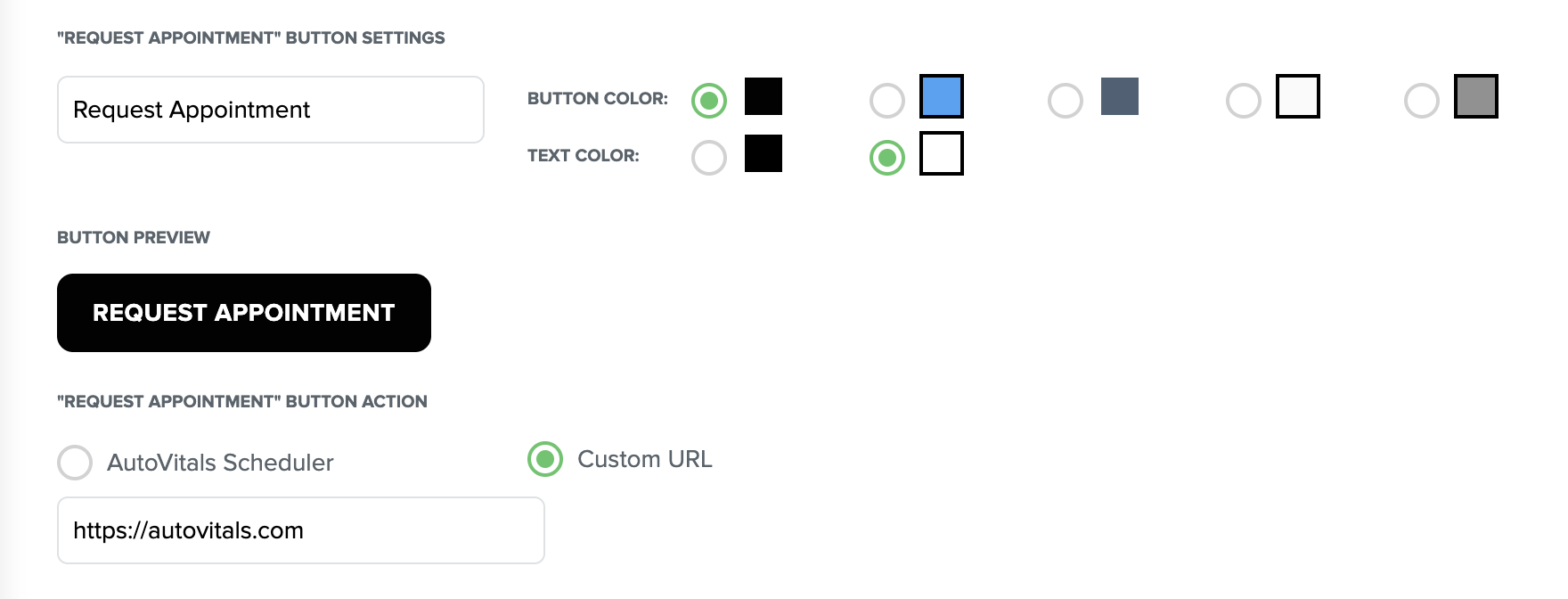 Customizing the Call-to-Action on Service Reminders – AutoVitals