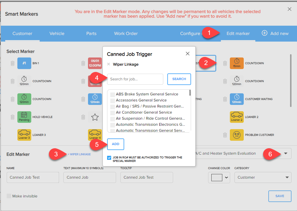 Smart Markers - Icons for Shop Communication – AutoVitals