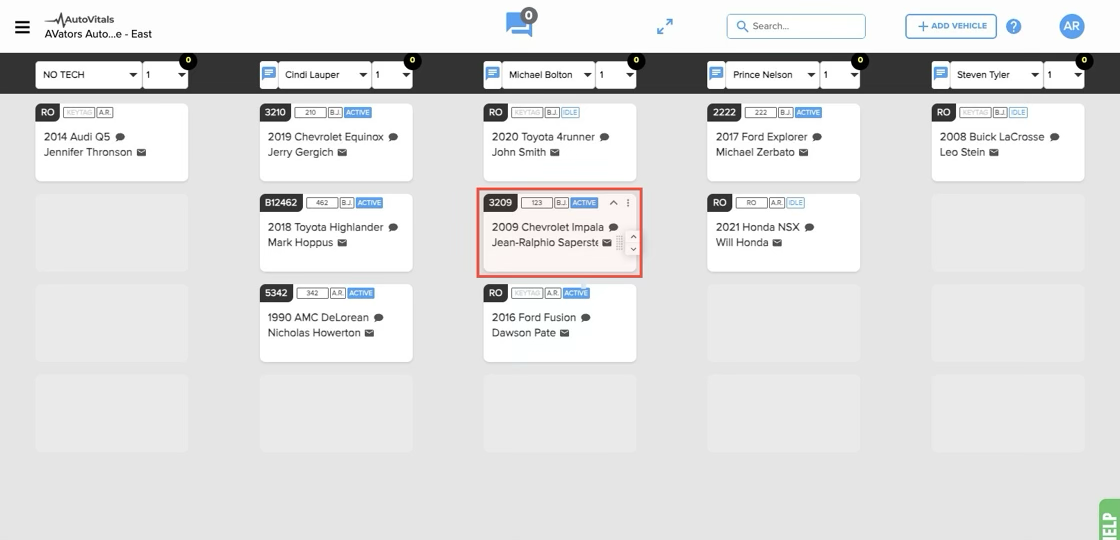 Non-Integrated Shops: Manual Job Creation on TVP – AutoVitals